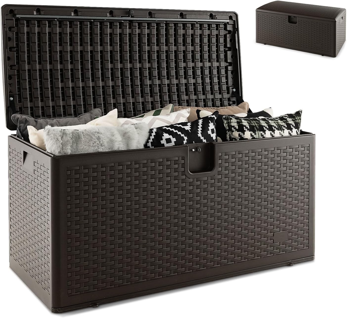 Caja de almacenamiento impermeable de 378 L, caja de almacenamiento de ...