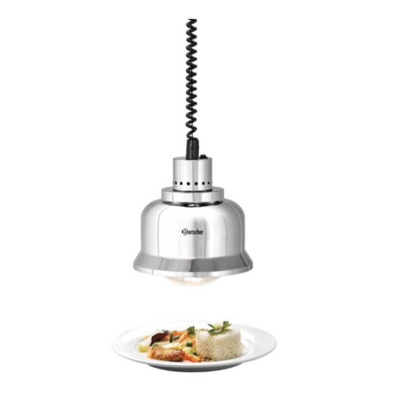 Lámpara calefactora extensible gris brillante IWL250D CHR | Leroy Merlin