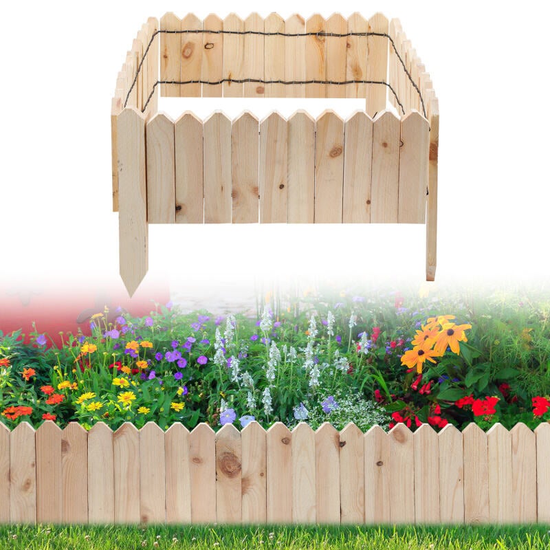 Valla de madera para jardín Valla de madera para jardín de pino 200*20 ...