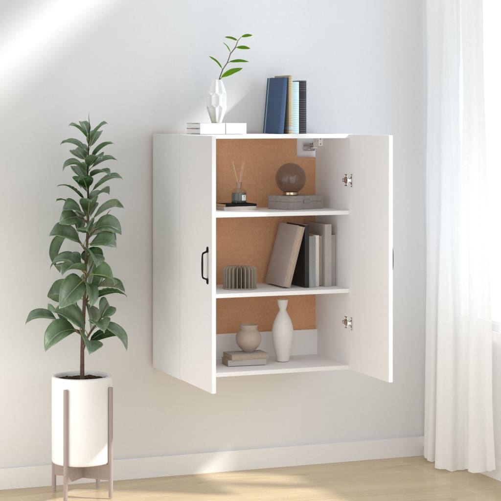 Armario colgante Blanco 69,5x34x90 cm Madera contrachapada | Leroy Merlin