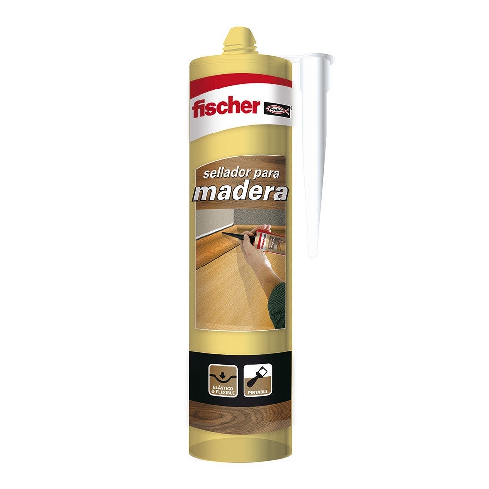 Mastic pour bois couleur pin fischer 310ml 98693 | Leroy Merlin