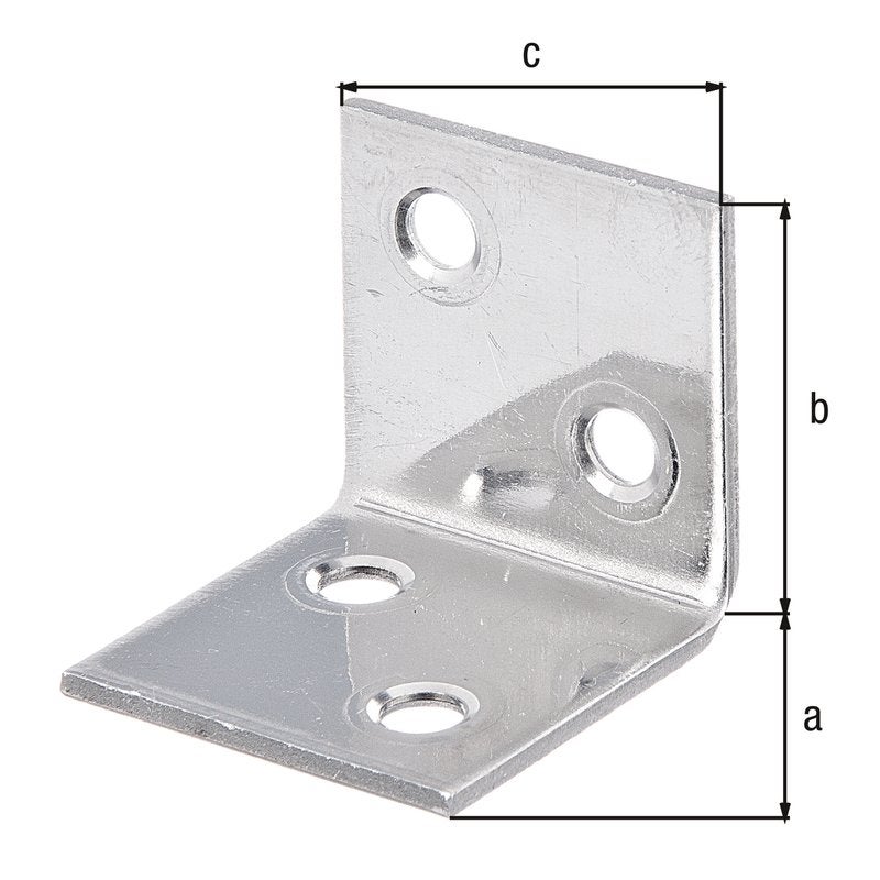 Équerre large inox 30x30x30 | Leroy Merlin