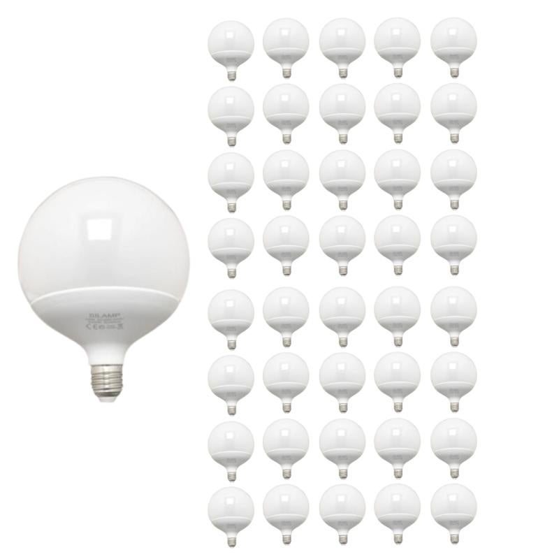 Ampoule LED E27 25W 220V G140 300° Globe (Pack de 40) - Blanc Chaud ...