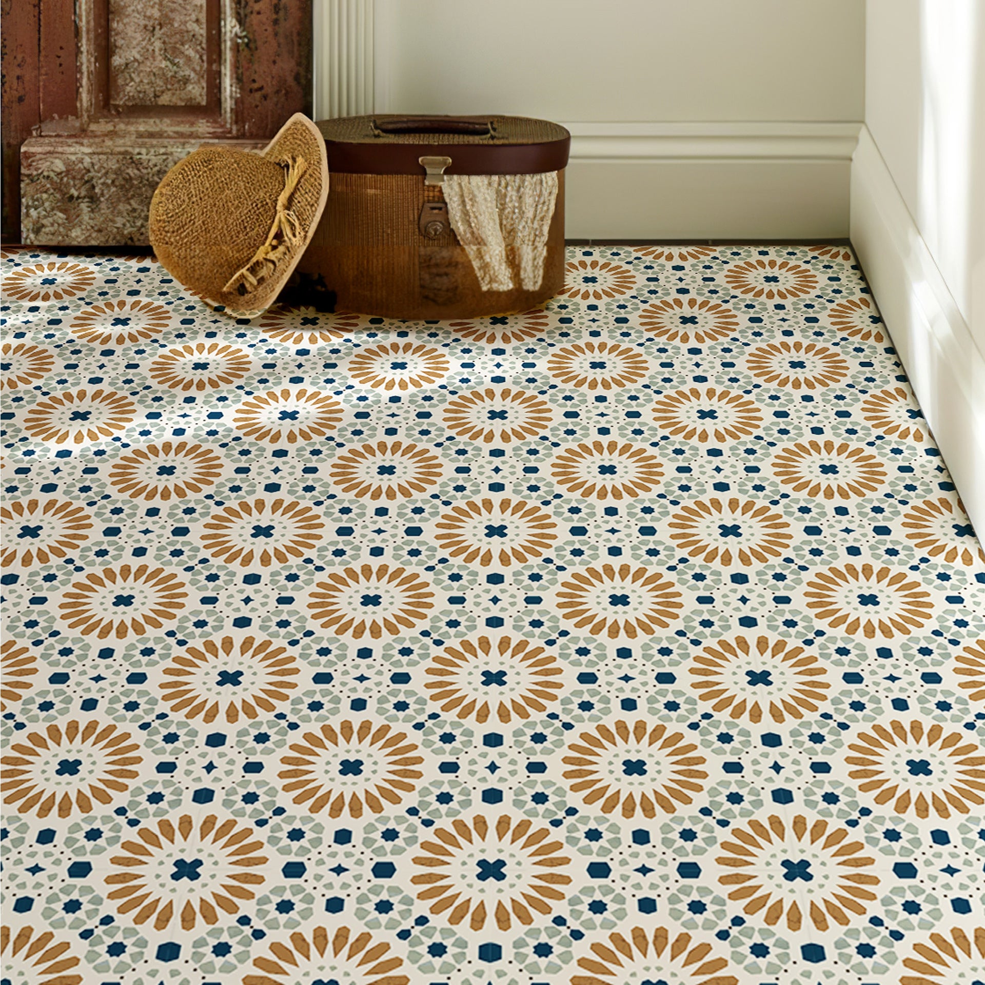 Autocollants de sol auto-adhésifs, 10 pièces, autocollants de carrelage ...