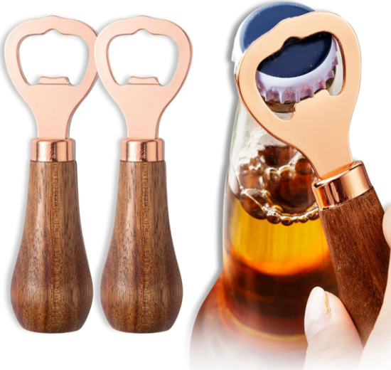 2 Pièces Décapsuleur, Ouvre-bière, Décapsuleurs Portable Inoxydable ...