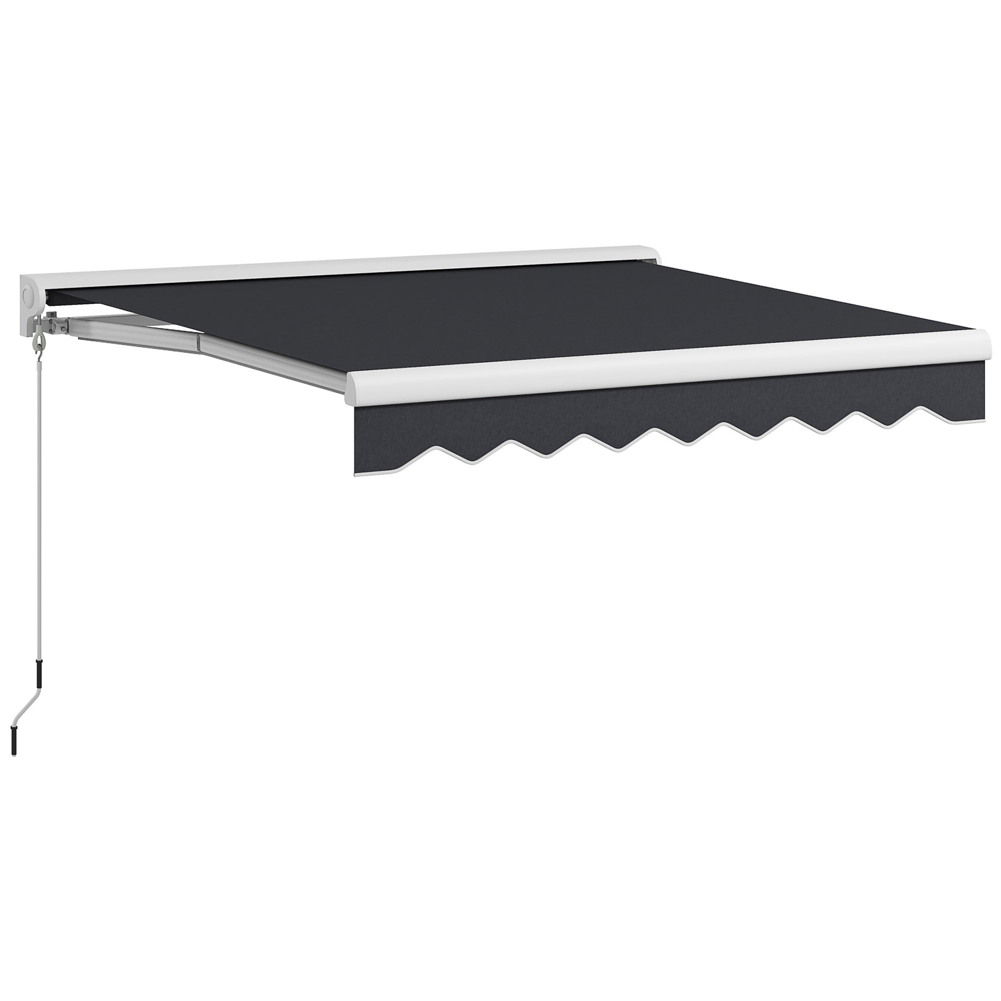 Store à bras articulé 2,5x2m store électrique avec manivelle et ...