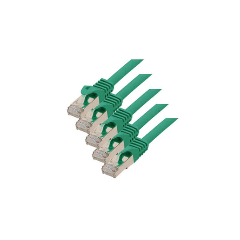 S-conn rj45-rj45, mm, 1m c ble r seau vert cat7 s/ftp (s-stp) | Leroy Merlin