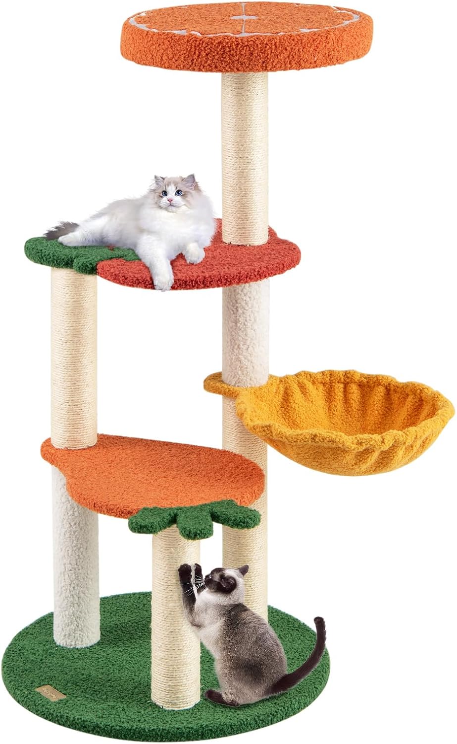 Arbre à Chat Style Fruits, Arbre a Chat Moderne avec Griffoirs en Sisal ...