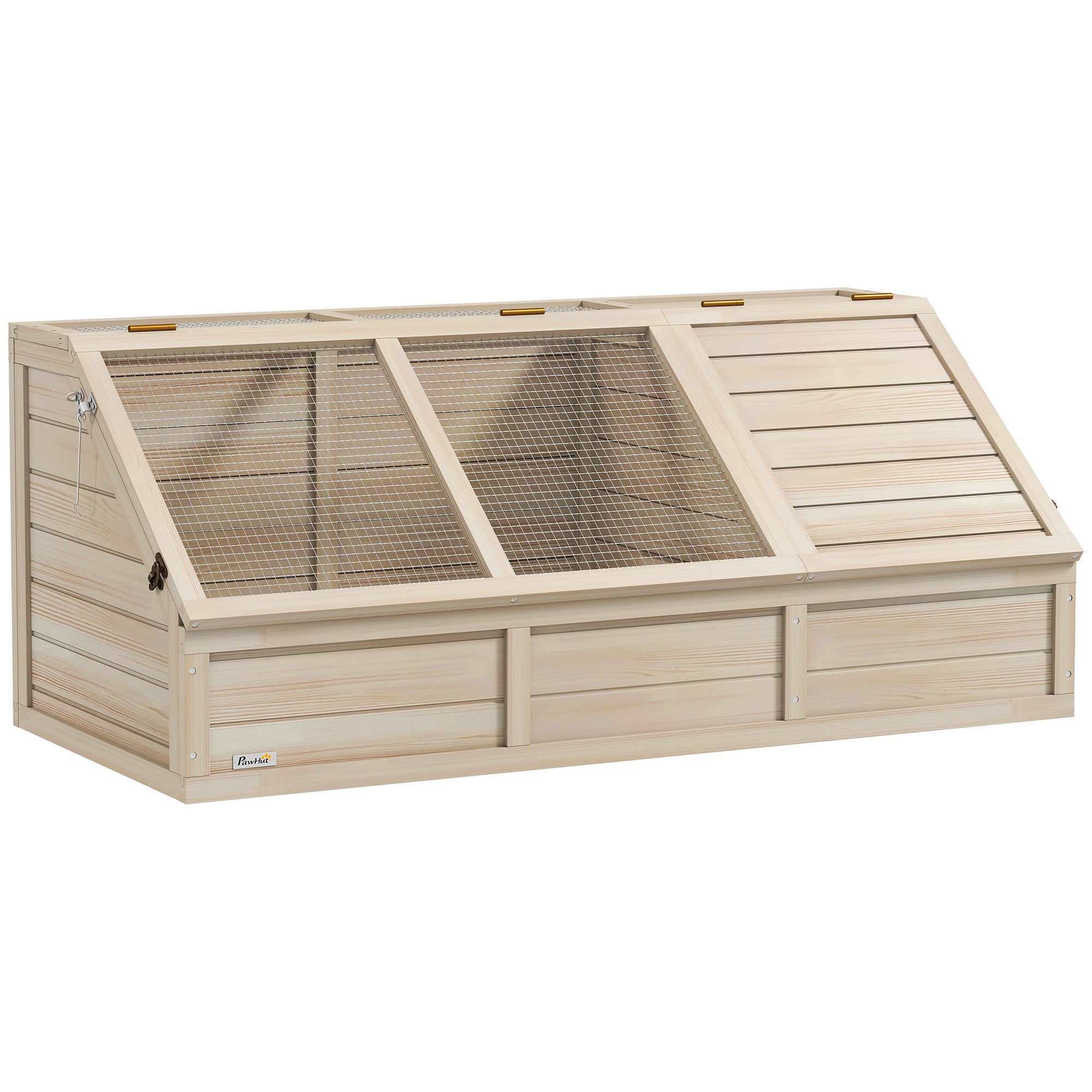 Maison enclos cage pour petit animal tortue en bois avec couvercle ...