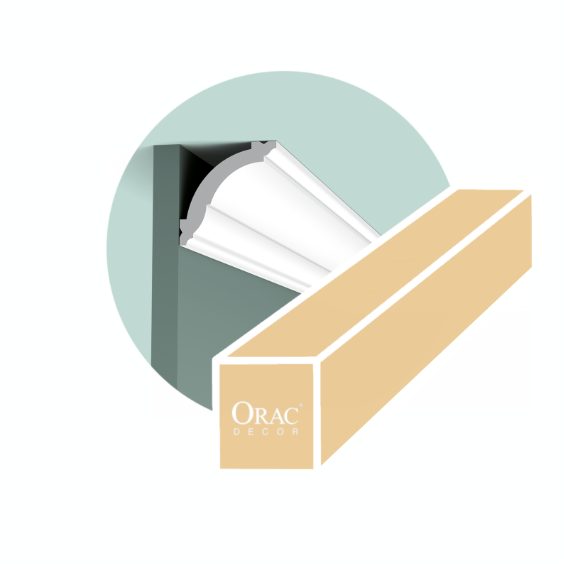 Caja completa de 44 metros de cornisas CX100 | Leroy Merlin