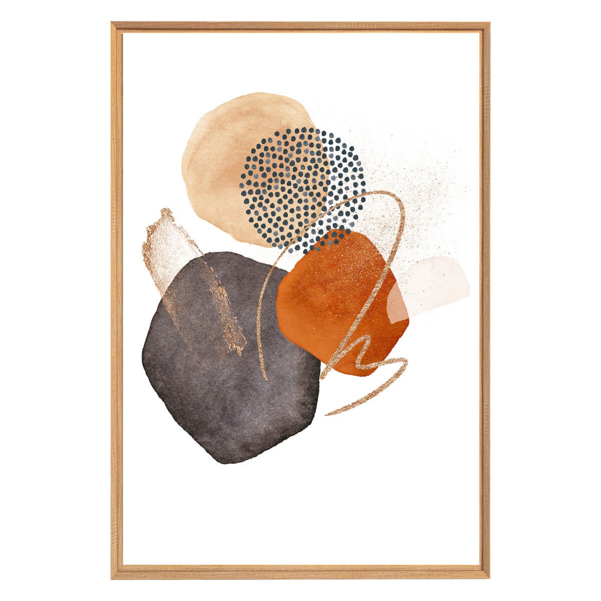 Tableau mural encadré forme moderne 65x97 cm | Leroy Merlin