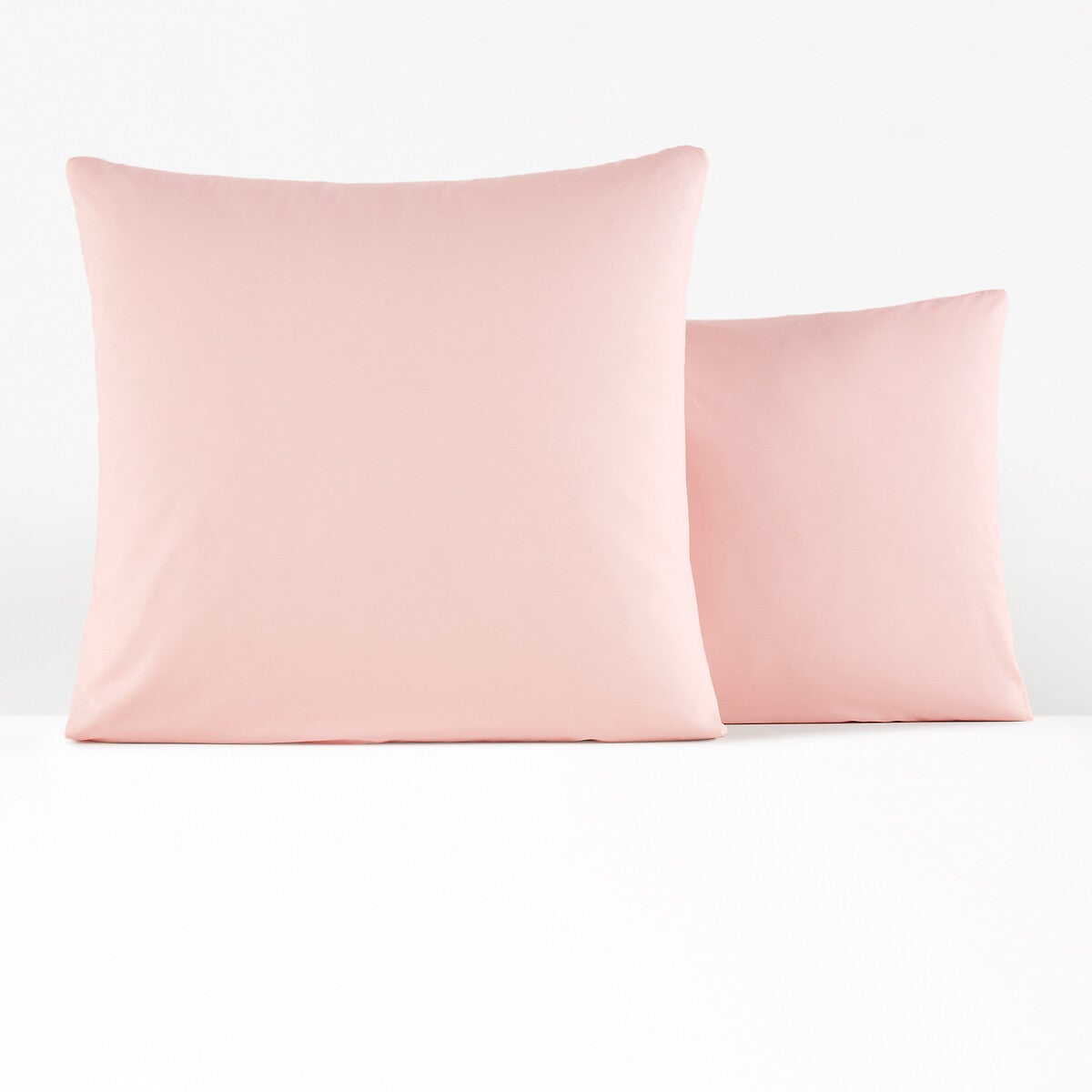 Taie d'oreiller en percale de coton, Scénario - Rose poudré - 50 x 70 ...