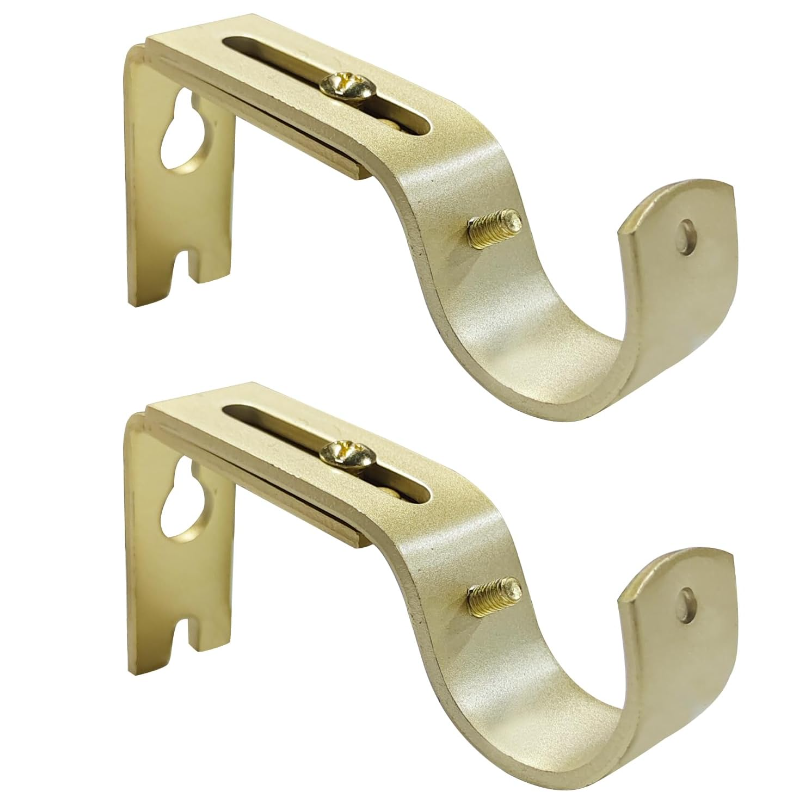 Support mural réglable, support pour tringle à rideaux, pour tubes Ø 25 ...