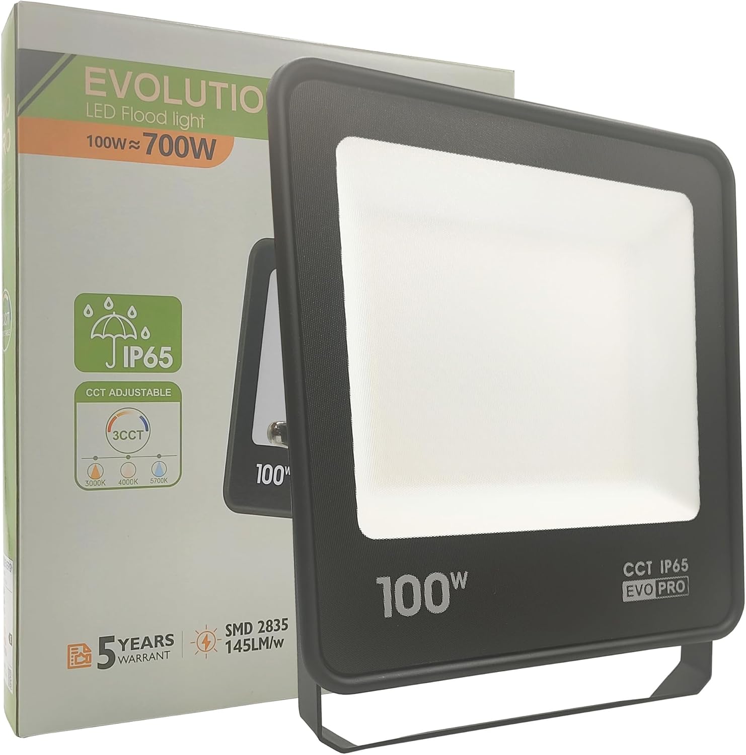 Projecteur Extérieur 100W (700W), 11000Lm, Réflecteur LED, étanche IP65 ...
