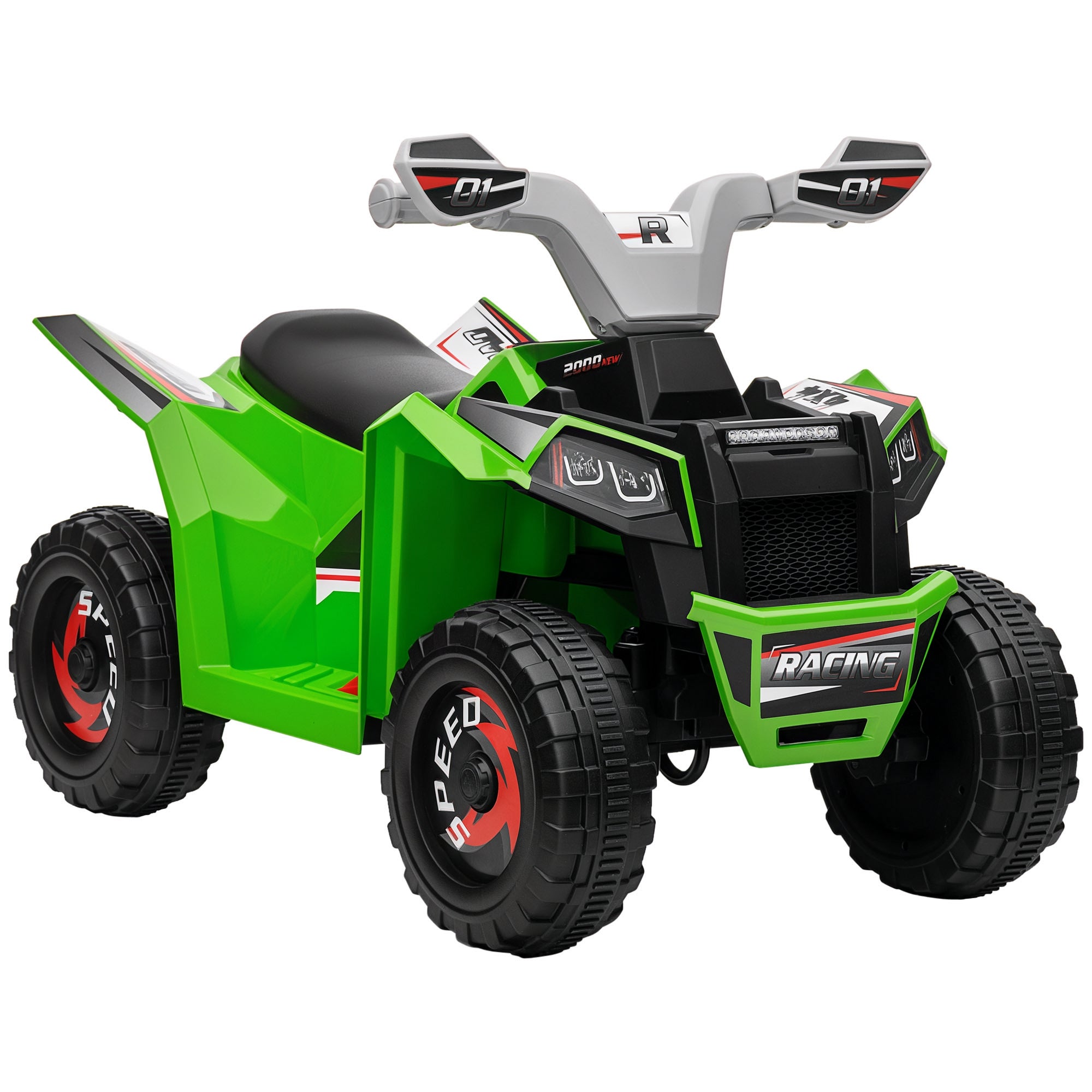 Quad électrique pour enfants, 2,5 km/h, marche avant et marche arrière ...