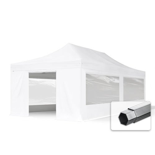 4x8 m Carpa plegable, PROFESSIONAL aluminio 50mm, 4 laterales con ...