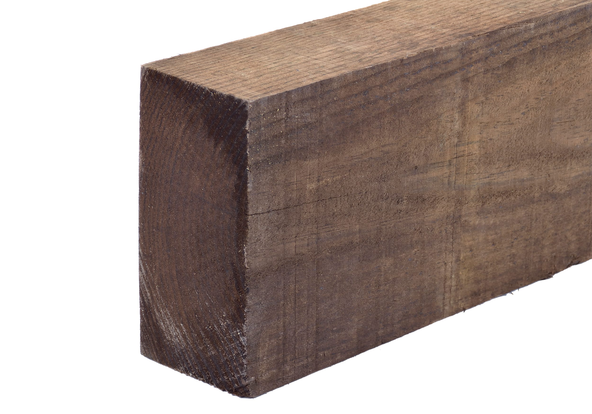 Traverse en bois teintée 20x122 cm | Leroy Merlin