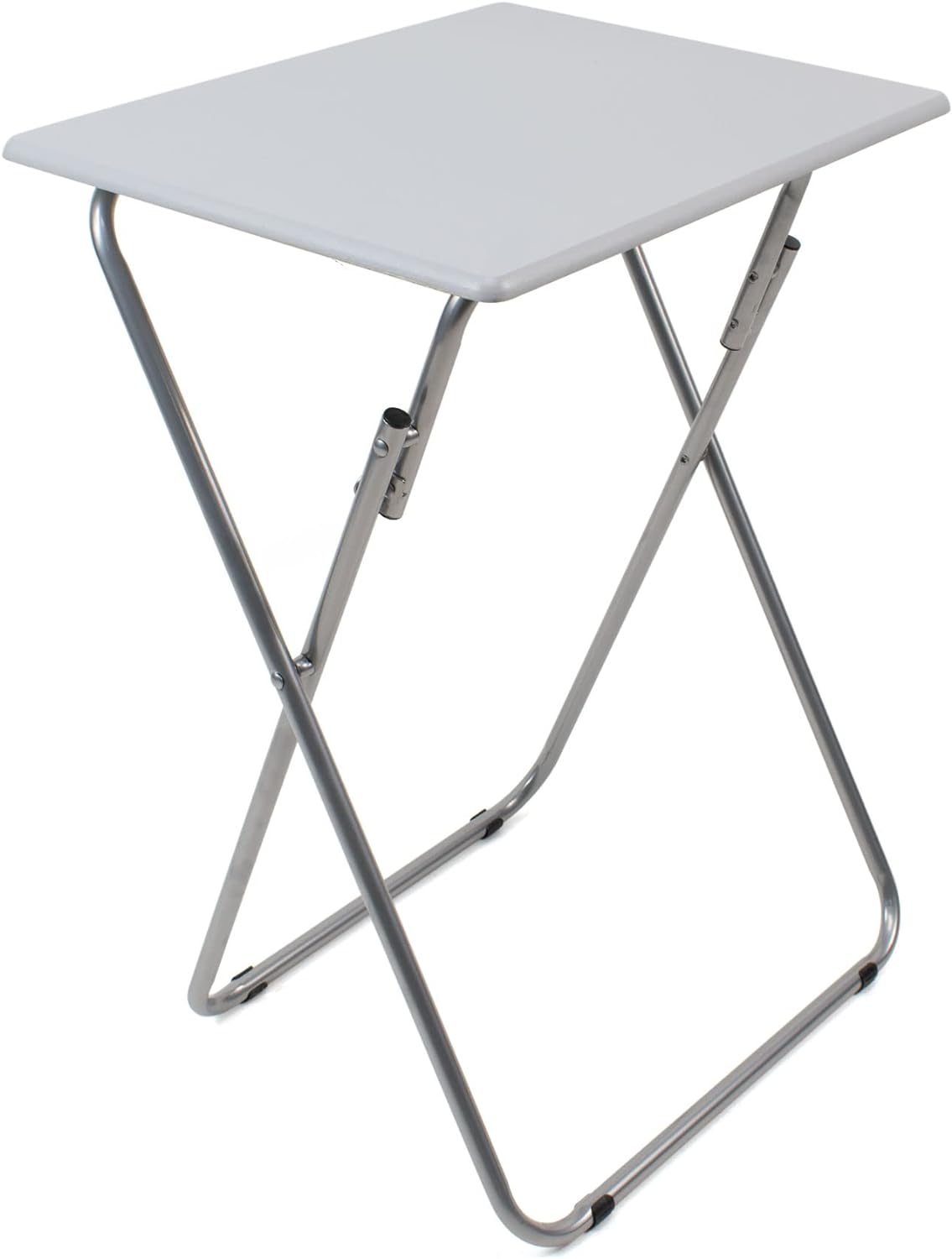 Mesa rectangular plegable de madera - Gris | Leroy Merlin