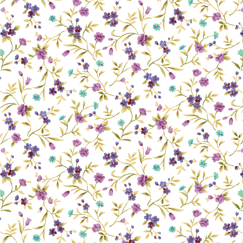 Papier peint floral lilas délicat 58cm largeur sur 300cm hauteur ...