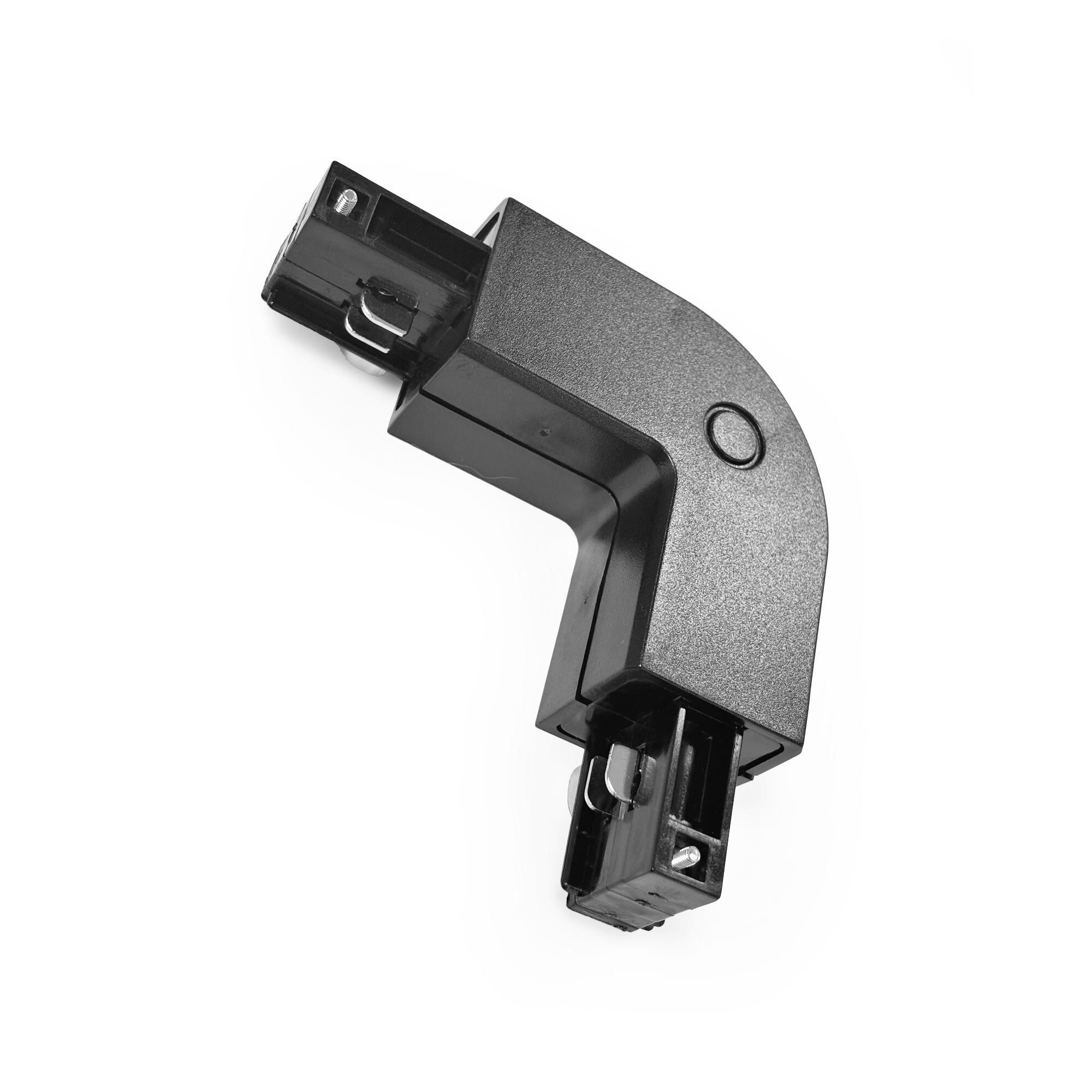 Unión rígida en L para carril trifásico superficie - 90º - DERECHA ...