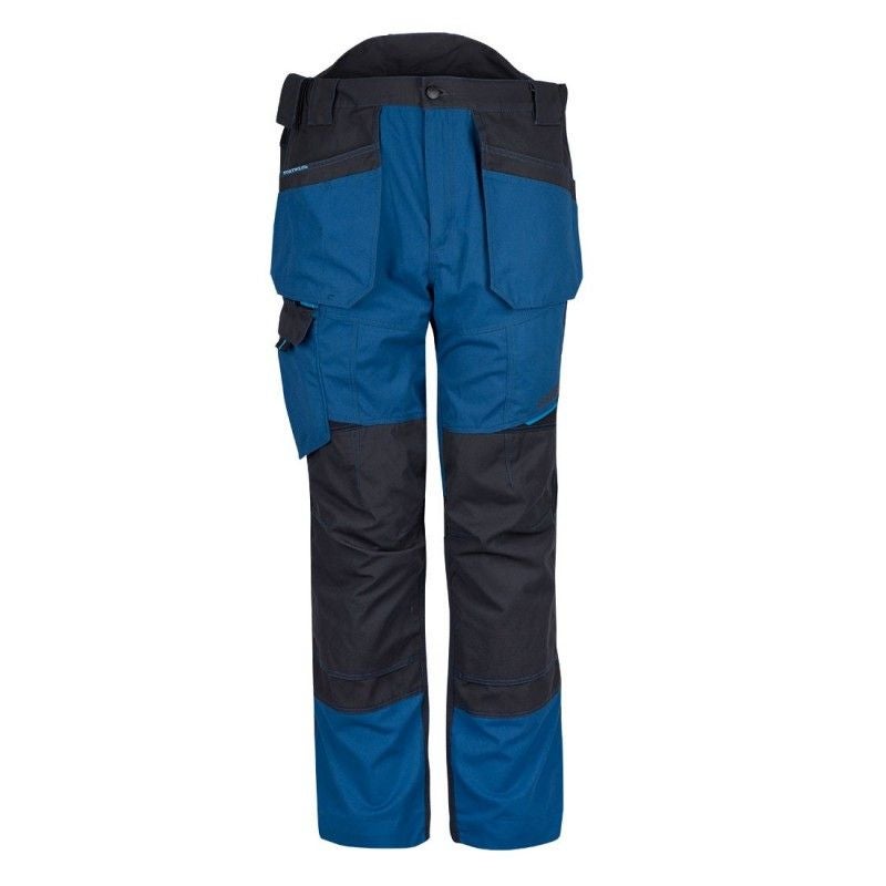 Portwest - Pantalon de travail Holster WX3 - Bleu Bugatti - 40 | Leroy ...