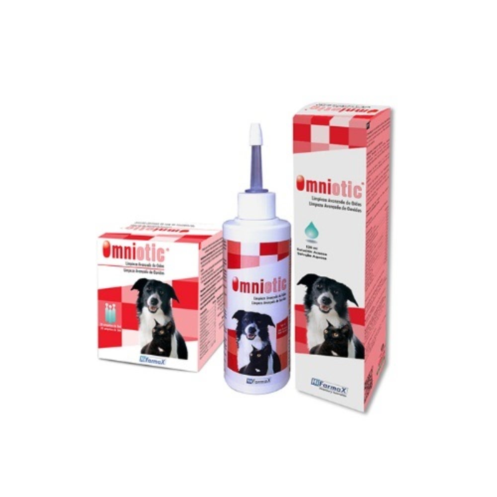 HIFARAMAX OMNIOTIC 120 ml Limpiador de Oídos para mascotas | Leroy Merlin