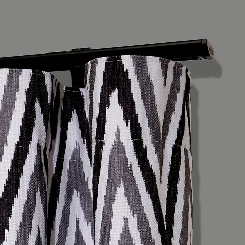 Kit de rail à rideaux Déco de 500cm Noir - Fixation plafond- Boulet ...