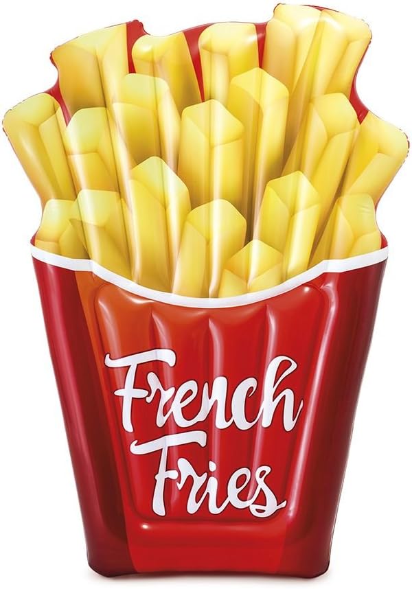 French Fries Cornet Mattress, 175 cm x 132 cm, Red | Leroy Merlin