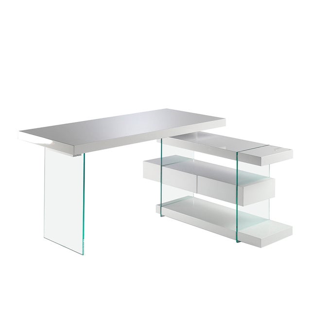 Mesas de escritorio de cristal: elegancia y funcionalidad moderna
