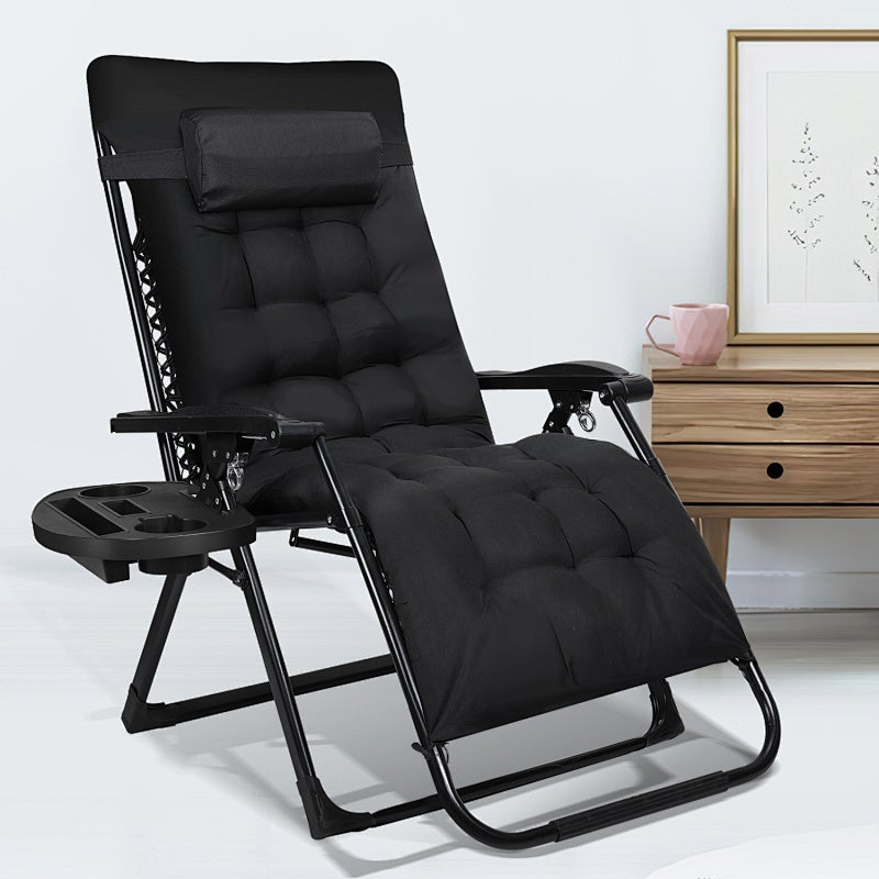 Fauteuil de Jardin Pliable Inclinable avec Rembourrage, Chaise Longue ...