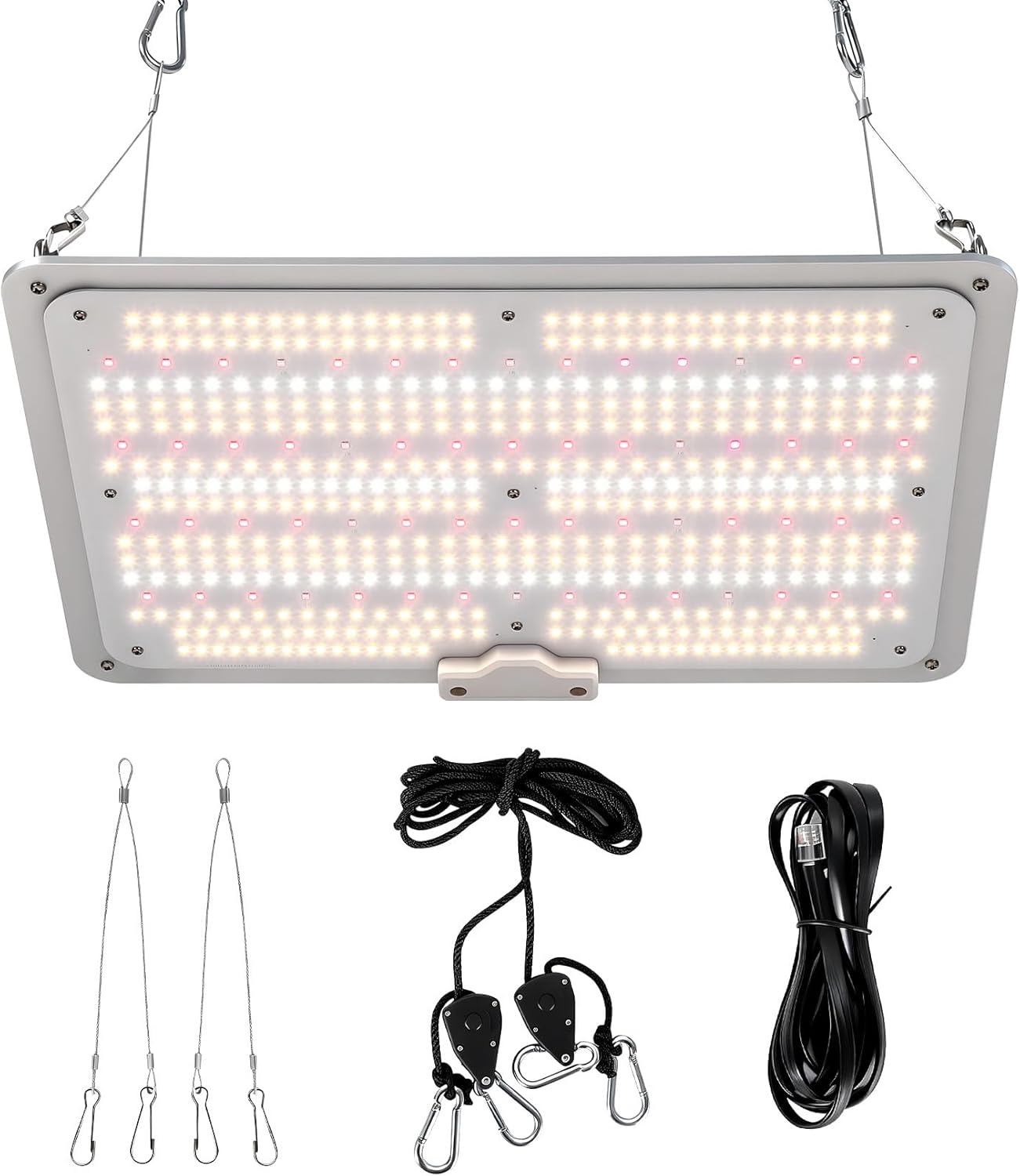 Lampe horticole LED 150W,Lumière blanche à spectre complet,panneau ...