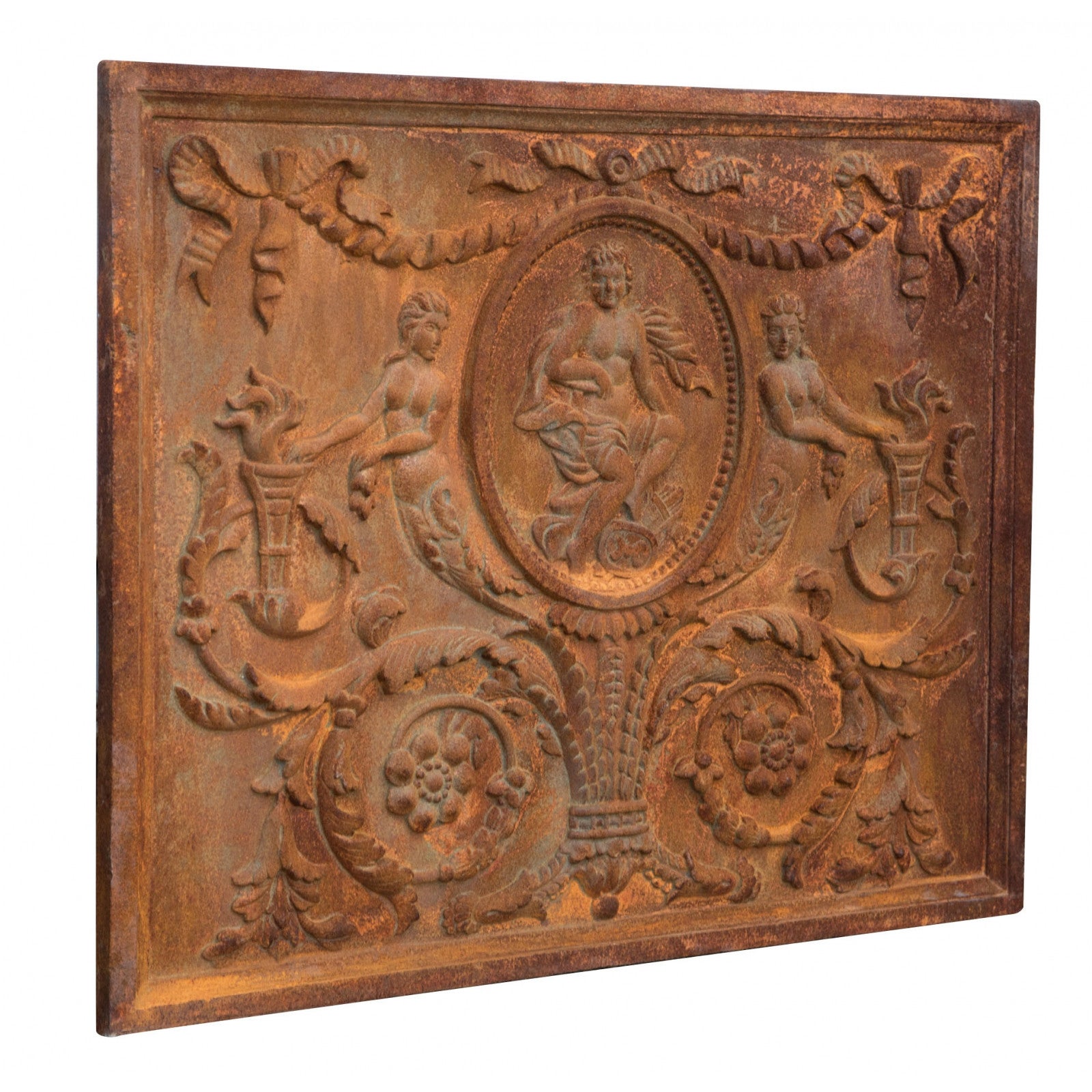 BISCOTTINI Placa de Chimenea de Hierro Fundido 65x81 cm - Placa Trasera ...