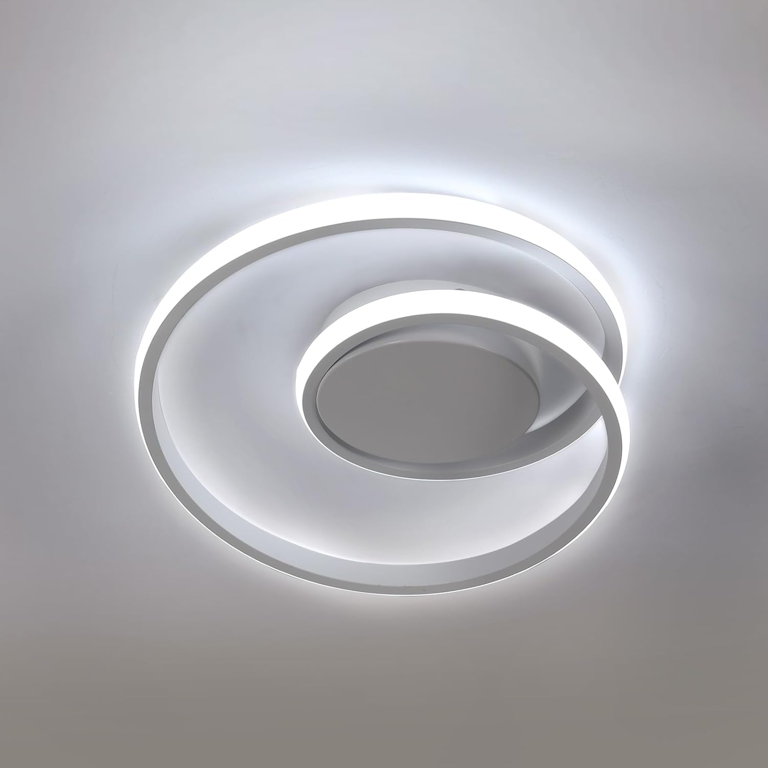 GOECO Plafonnier LED Moderne 30W, 3400LM, Lampe Plafond LED Créative en ...