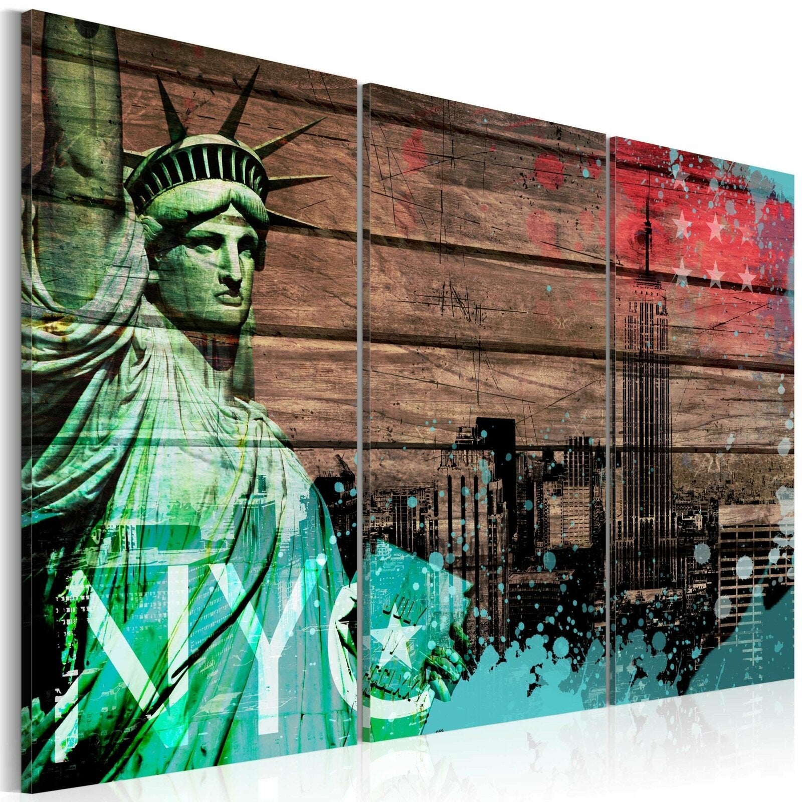 Tableau Collage de New York II - 90 x 60 cm | Leroy Merlin