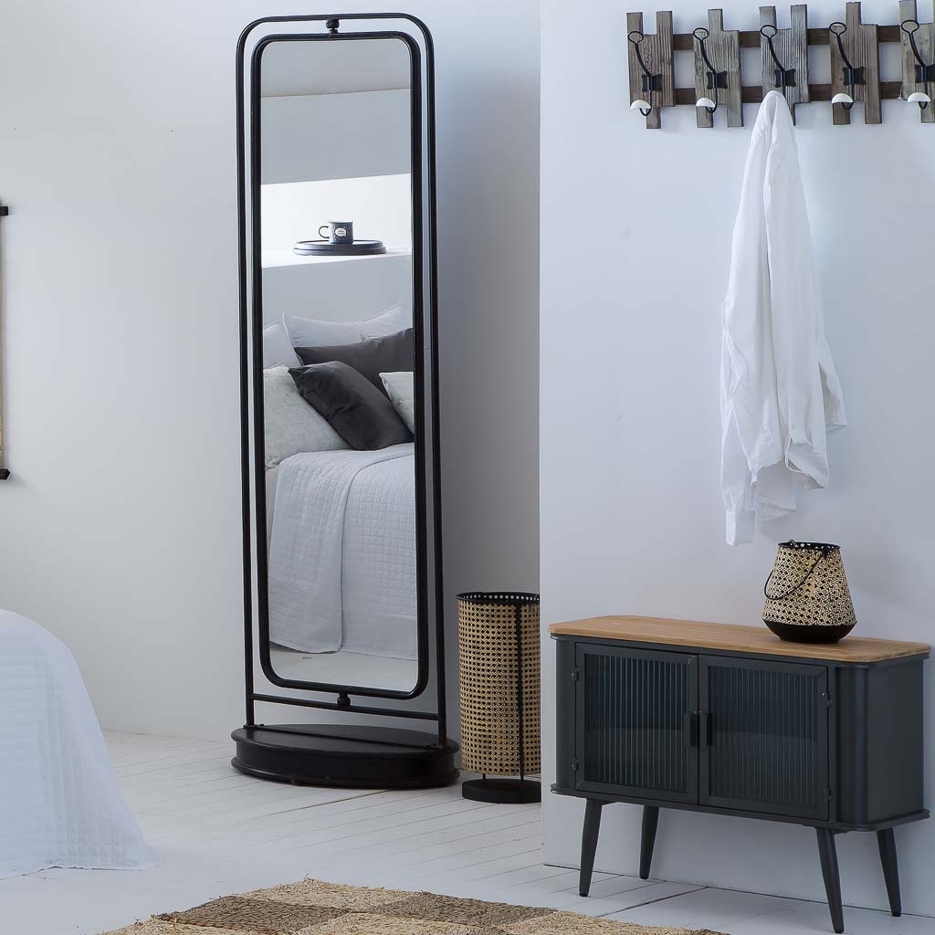 Kit Meuble Bas en Métal et Bois avec 2 Portes | Leroy Merlin