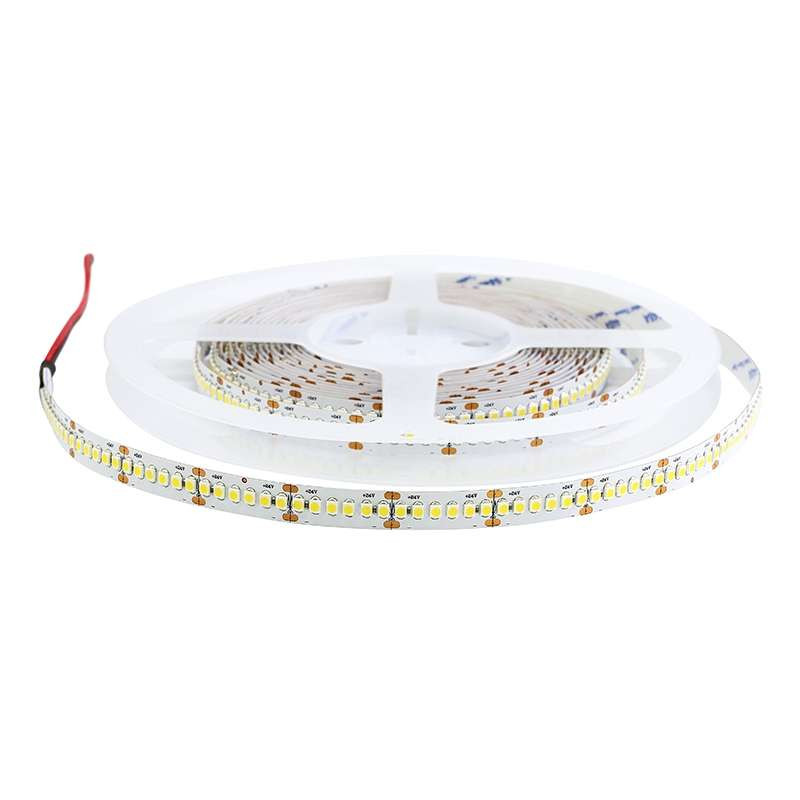 Ruban LED Blanc 24V haute luminosité 120 LED/m étanche 25W/m 5m - Blanc ...