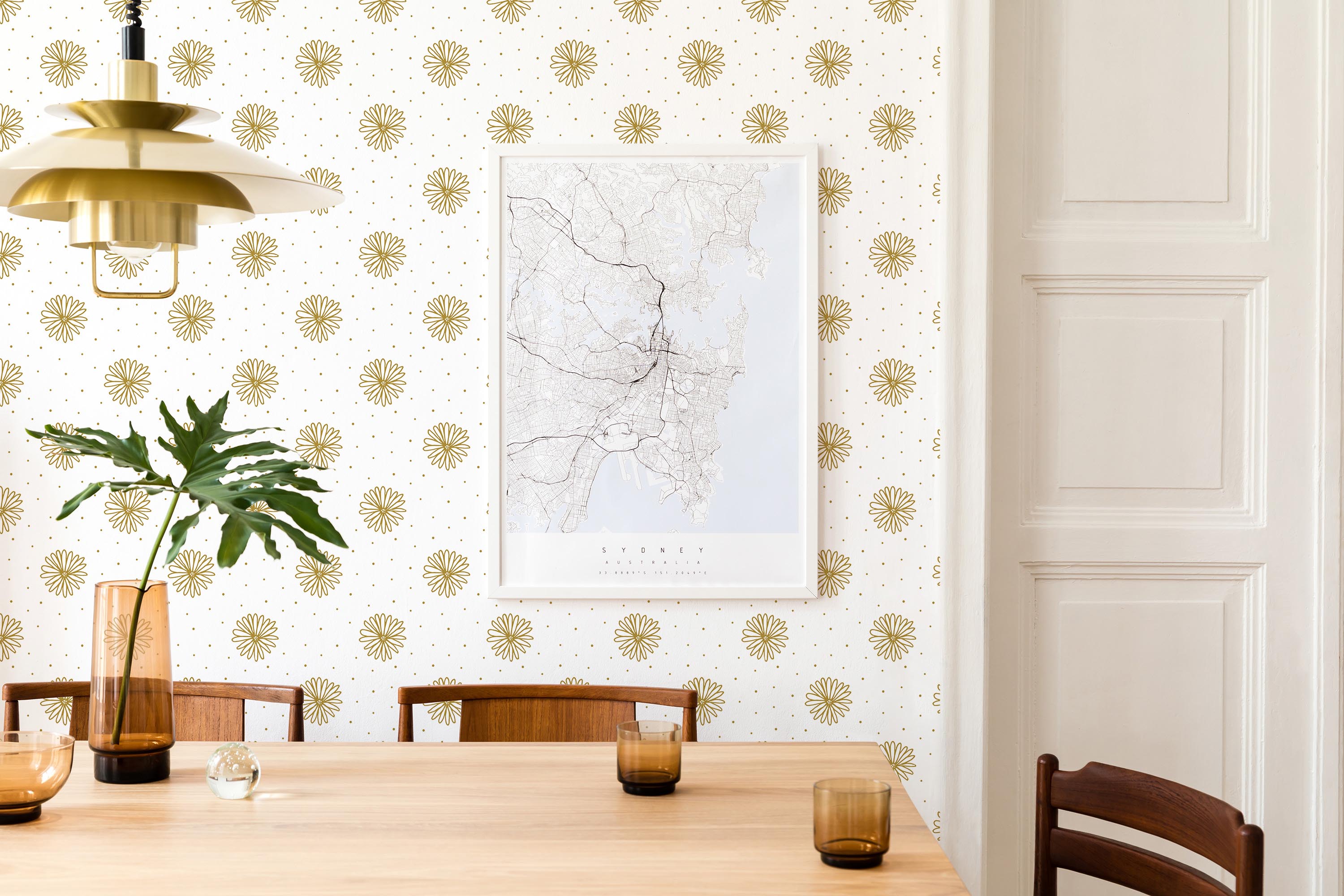 Charming Daisy Wallpaper | Leroy Merlin