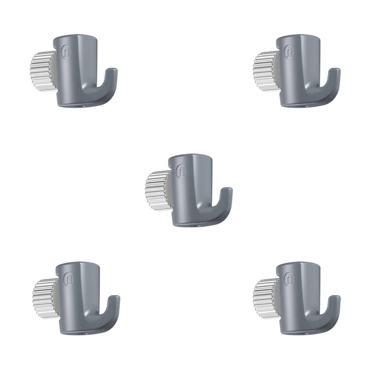 Pack de 5 crochets tableau réglables à vis H30 3 kg 2 mm pour cimaise ...