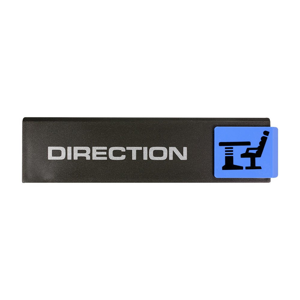 Plaque de porte Direction - Europe design 175x45mm - 4260143 | Leroy Merlin