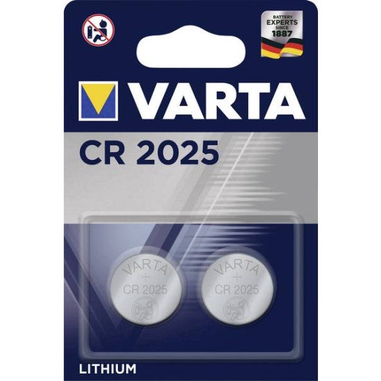 Pilas CR2025: Energía duradera en formato compacto
