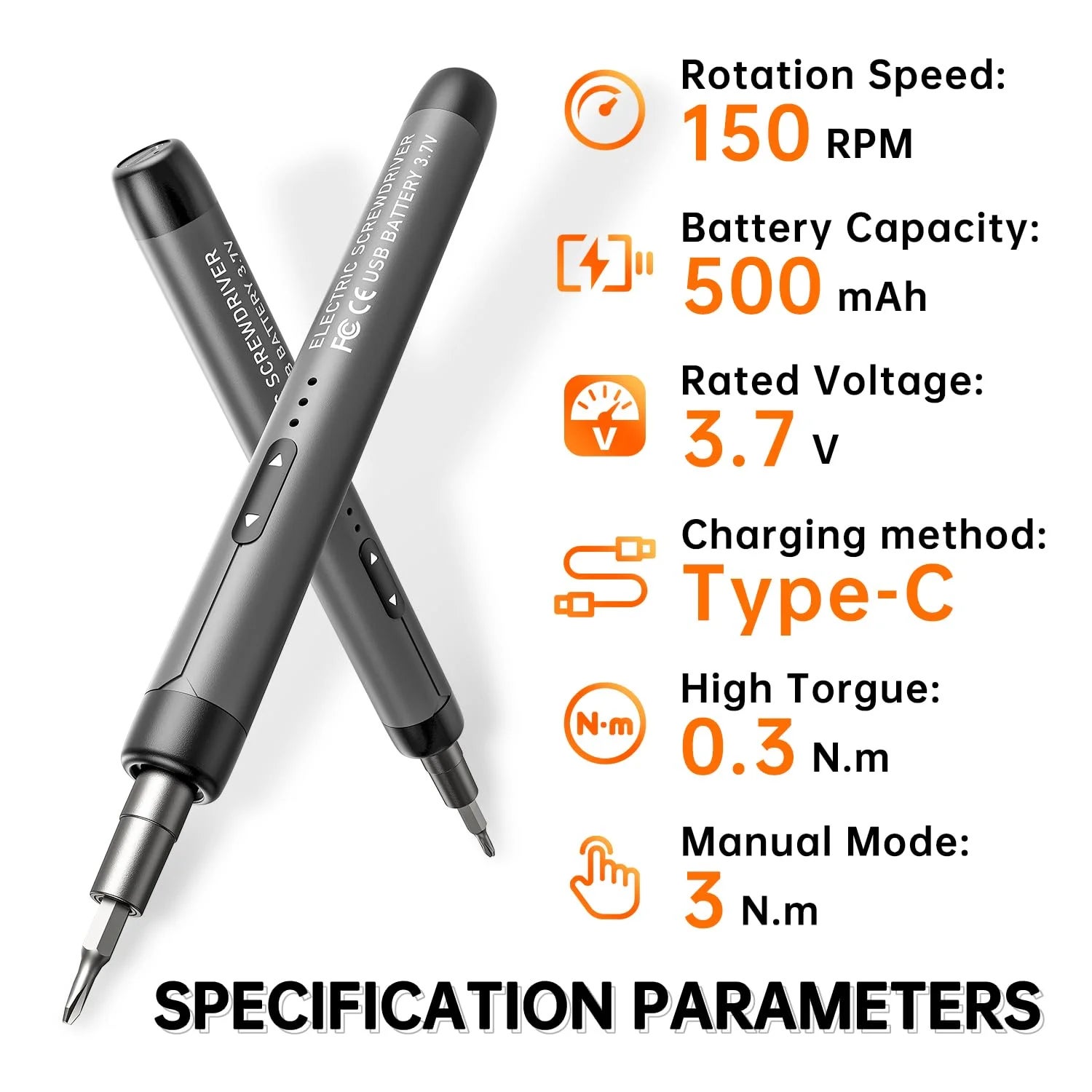 Jeu de tournevis électriques multifonctions 46 en 1, rechargeable, avec ...