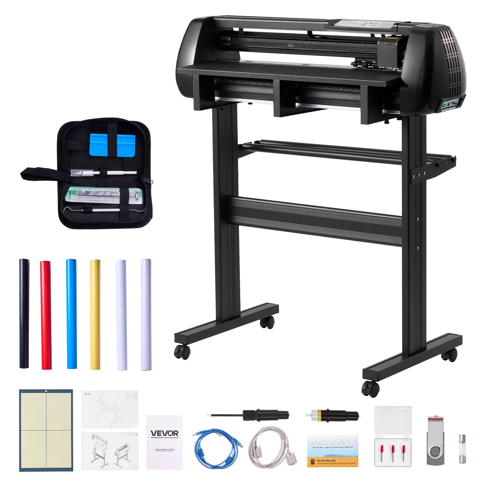Plotter de corte vinilo VEVOR, aluminio, ancho 720 mm, doble cuchilla ...