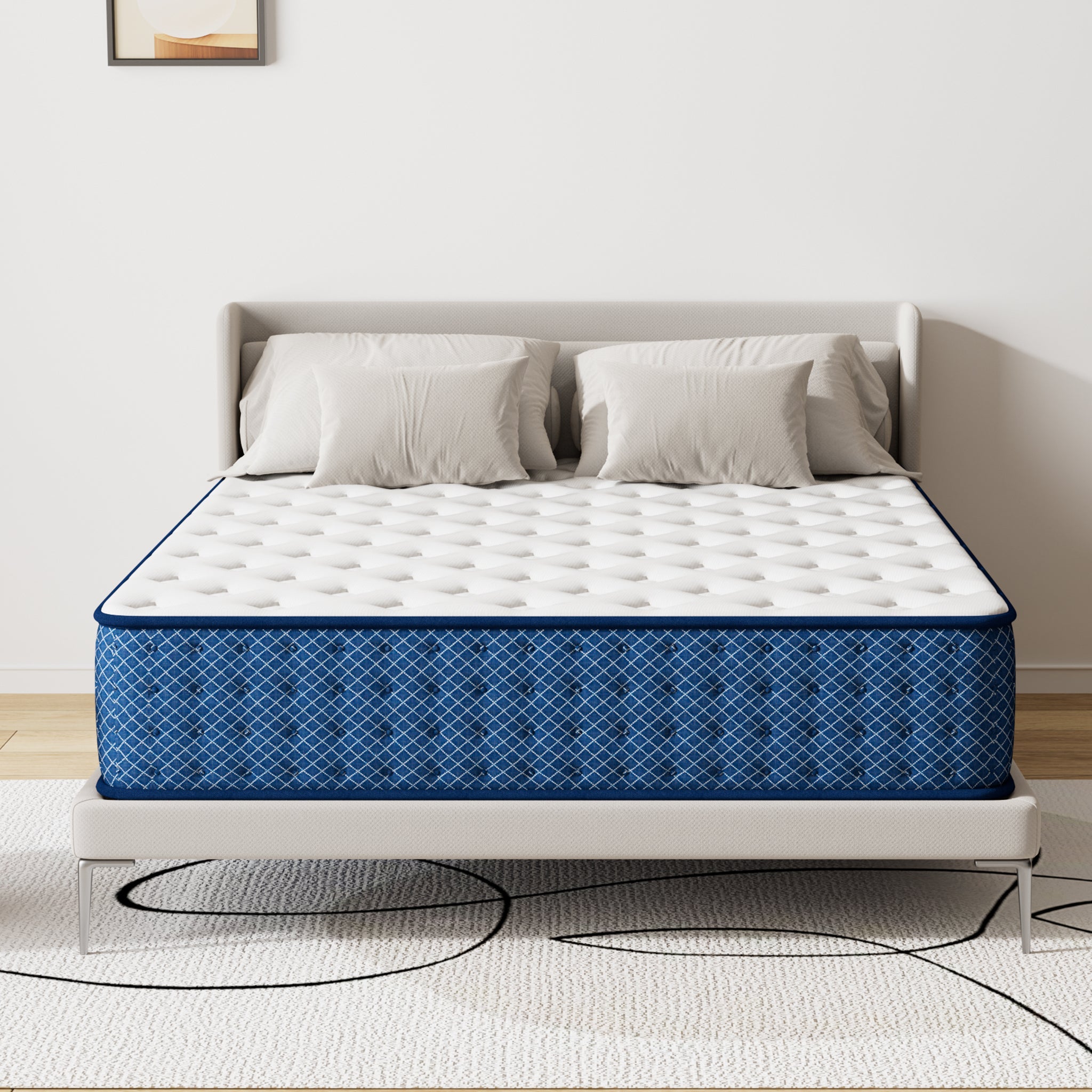 TEENO Matelas 120x190 cm - Epaisseur 28 cm - H3 Moyenne Ferme- 7 Zones ...