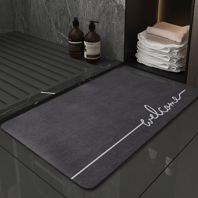 Tapis de sol antidérapant pour salle de bain, tapis de douche absorbant ...