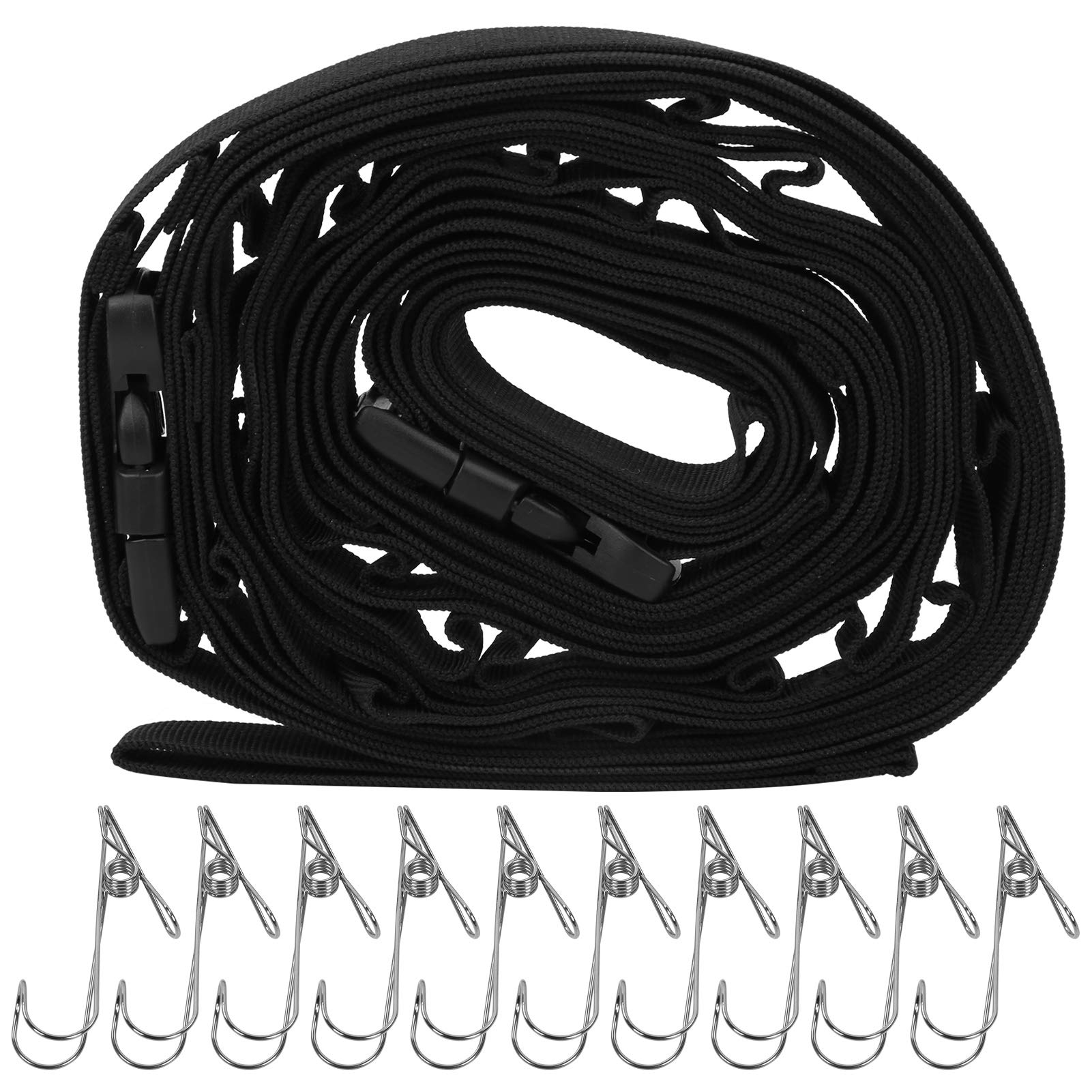 Lot de 19 sangles pour hamac de camping - Sangle de cou réglable avec ...