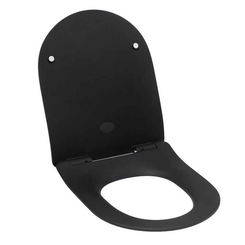 Idevit Alfa - Abattant Softclose noir mat (AL030SBL) | Leroy Merlin