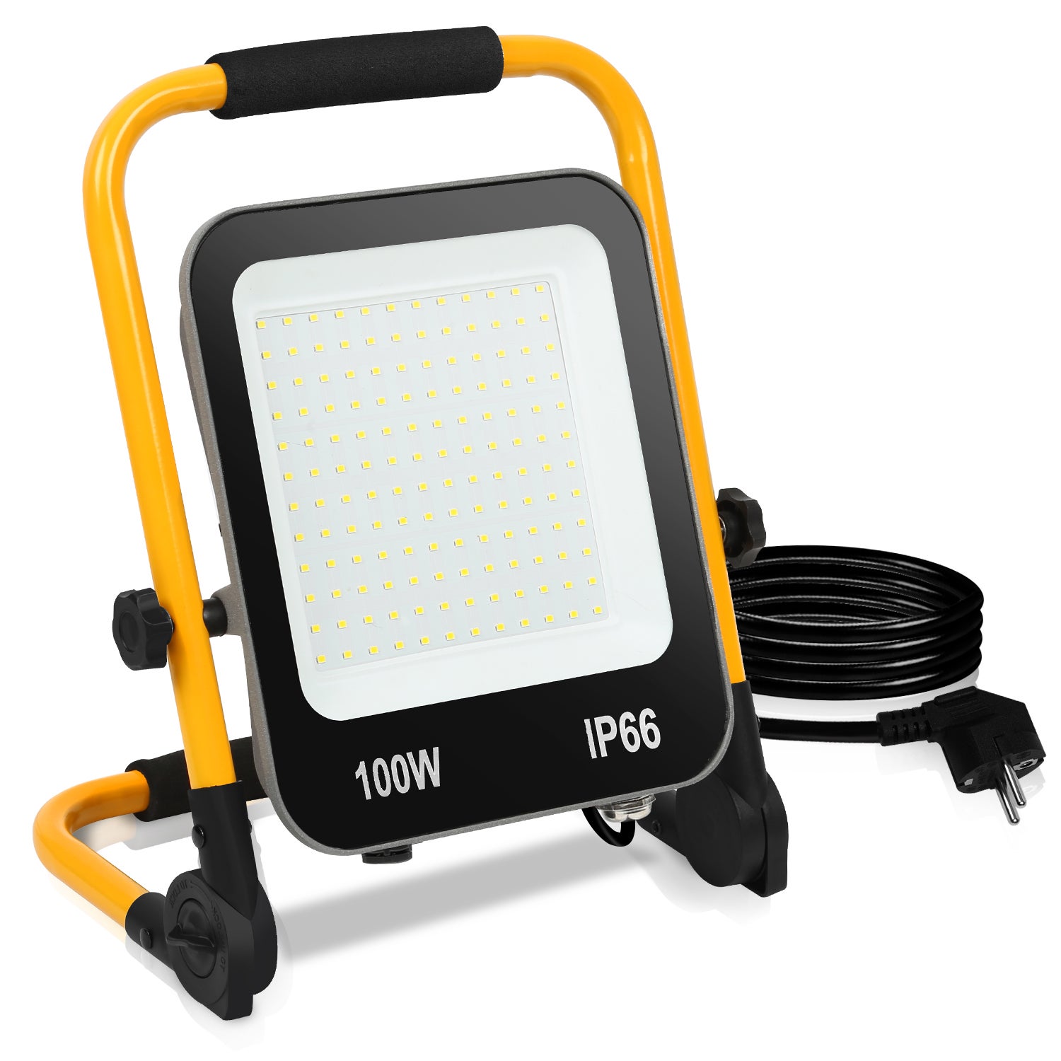 Faros led con trípode amarillo, faros exteriores con toma de focos ...