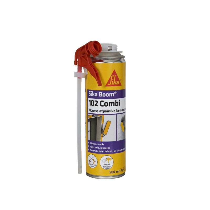 Mousse expansive SIKA Boom 102 Combi - 500ml | Leroy Merlin