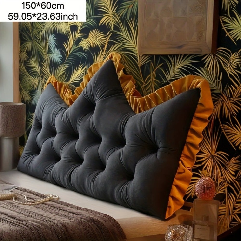 1 Coussin De Dossier De Style Vintage Avec Bordure À Volants Pour Une ...