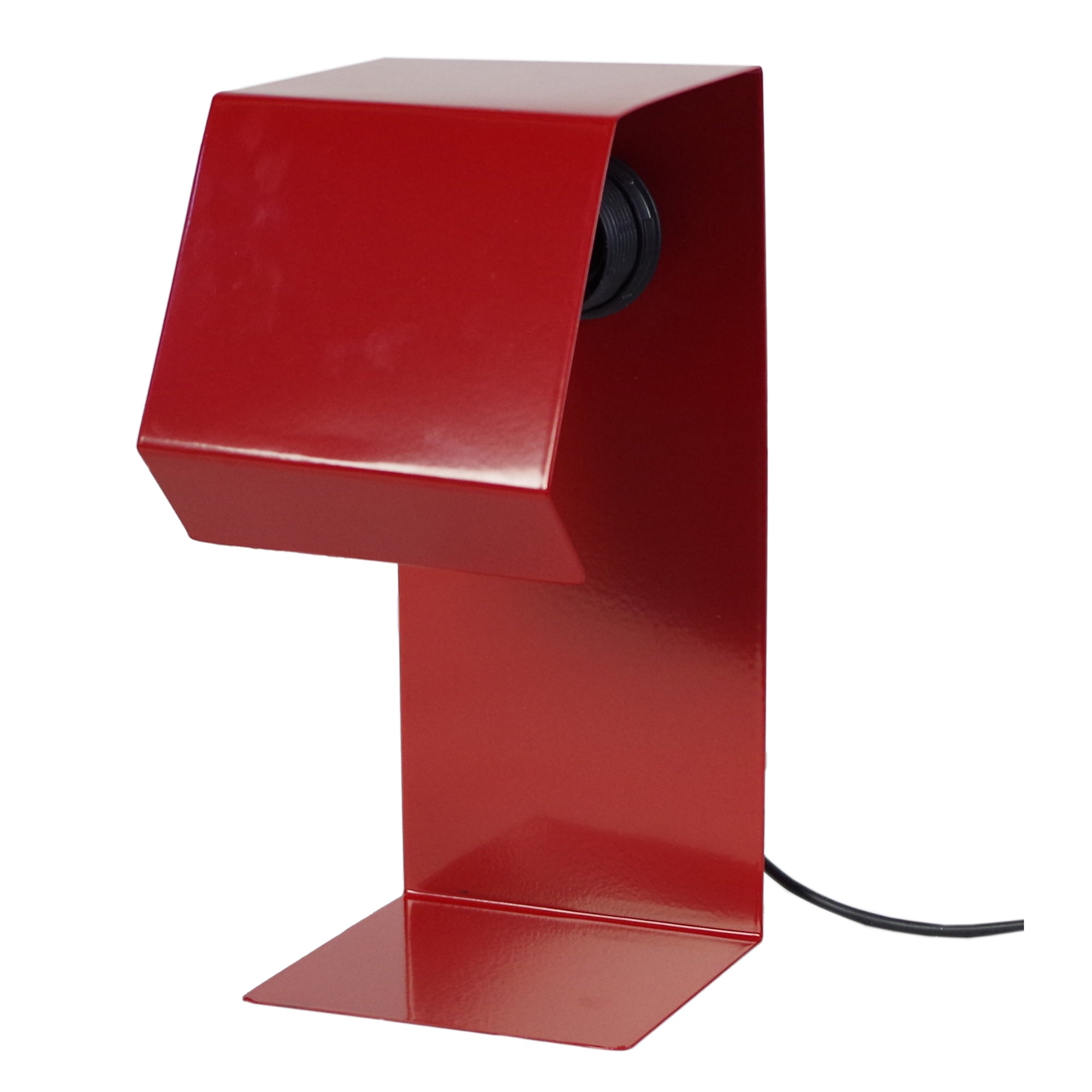 Lampe de chevet TOSEL EUREKA ampoule déco rouge D 11 x H 24 cm | Leroy ...